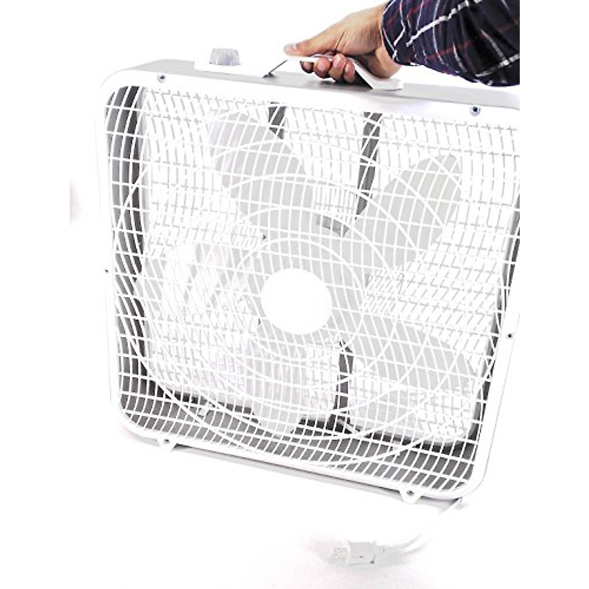 UW UNIWARE THE NAME YOU TRUST 8062 Portable 3 speed box floor fan 20 Inches, quiet operation,125v