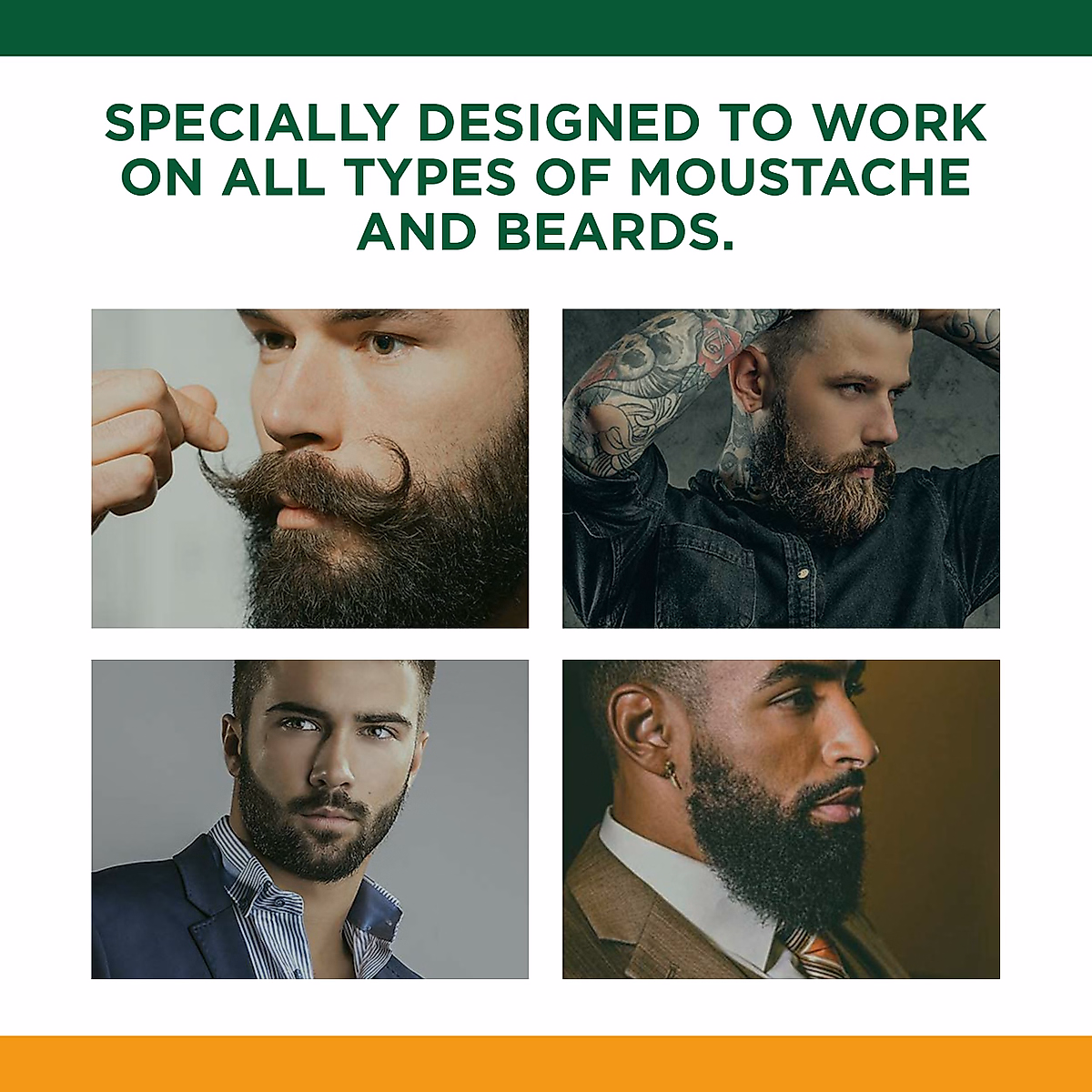 Clubman Moustache Wax Hang Pack - Neutral, 0.5 oz