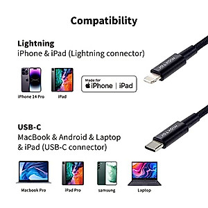 MAKTAR Spectra X2 Portable DAC/AMP [3.5mm Jack to Lightning], High Resolution Lossless 32bit / 384kHz Headphone Amplifier, MFi Certified Compatible with iPhone, iPad