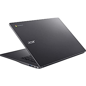 Acer Chromebook317 Laptop 17.3 Touchscreen, Intel Pentium Silver N6000, Backlight Keyboard, Wi-Fi 6, USB Type-C, 10 Hours Battery Life, FullHD IPS Display (8GB LPDDR4X RAM | 64GB eMMC+32G SD Card)