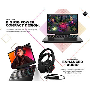 HP OMEN 17 Premium Gaming Laptop PC, 17.3 FHD 144Hz IPS Display, Intel Core i7-10750H, RTX 2070 8GB, 32GB DDR4 RAM, 1TB SSD + 1TB HDD, Webcam, RGB Backlit Keyboard, WiFi 6, Win 10 Home, Black