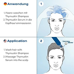 THYMUSKIN Classic - Hair Care Peptides Shampoo & Serum for Hair Growth Due to Hair Loss – for Scalp and Damaged Hair 2-Step System (Classic Serum 100 ml)