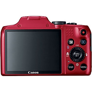 Canon PowerShot SX170 IS 16.0 MP Digital Camera, Red (discontinued by manufacturer)