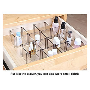 TJLSS DIY Drawer Divider Household Honeycomb Storage Organizer Partition Board for Socks Underwear Grid Drawer Compartment