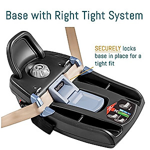 Peg Perego Primo Viaggio 4-35 - Rear Facing Infant Car Seat - for Babies 4 to 35 lbs - Made in Italy - Atmosphere (Grey)