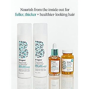 Briogeo Destined For Density Caffeine + Biotin Peptide Density Shampoo | Increases Hair Thickness and Density | Vegan, Phalate & Paraben-Free | 8 Ounces