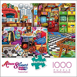 Buffalo Games - Aimee Stewart - Pixels and Pizza - 1000 Piece Jigsaw Puzzle
