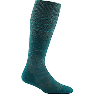 Darn Tough Vermont Sea to Sky OTC Lightweight with Cushion Teal SM (US 4.5-7)