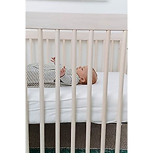 Little Unicorn – Grey Stripe Cotton Muslin Sleep Bag | 100% Cotton | Super Soft and Lightweight | Baby | Size Medium: 6-12 Months | Machine Washable | 1.1 TOG