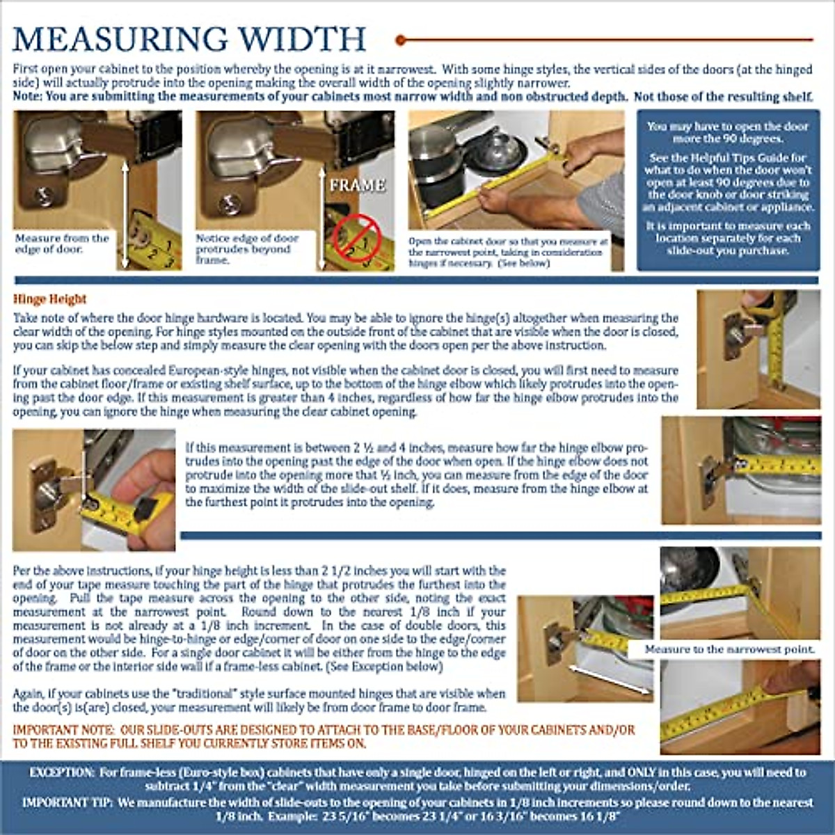 Slide-A-Shelf Made-to-Fit Slide-Out Shelf: Maple Wood Front with Full Extension Soft Close Rail