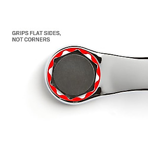 TEKTON 3/8 x 7/16 Inch 45-Degree Offset Box End Wrench | WBE23310