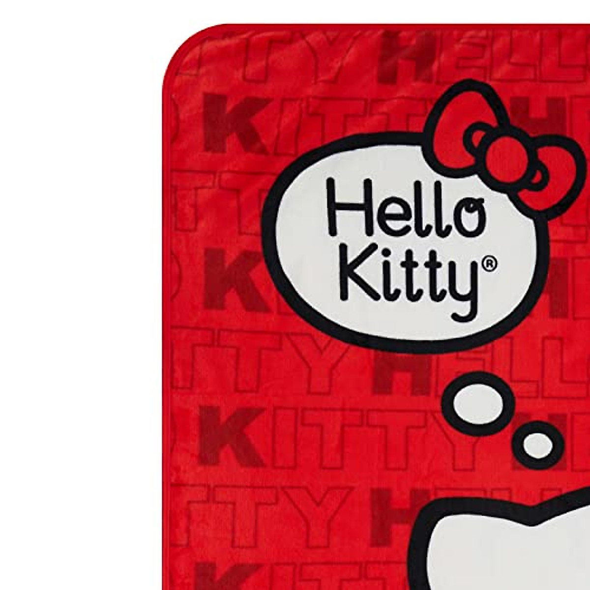 Northwest Hello Kitty Fleece Throw Blanket - Hello Kitty Plush Fleece Throw - Hello Kitty Throw Blanket (Hello Kitty)