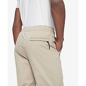 Calvin Klein Men's Move 365 Woven Joggers, Vintage Khaki, Large