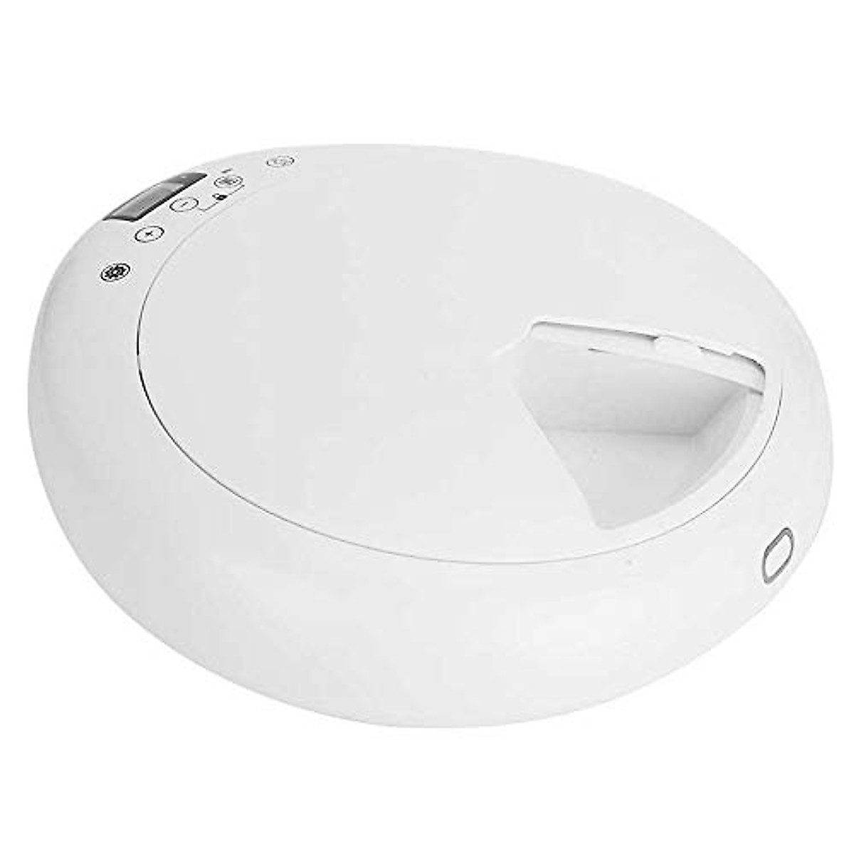 ZZK Smart Dial Automatic Pet Feeder Feeder Portion Control Digital Timer Removable Dogs and Cats Slip 6 Dinner Plates
