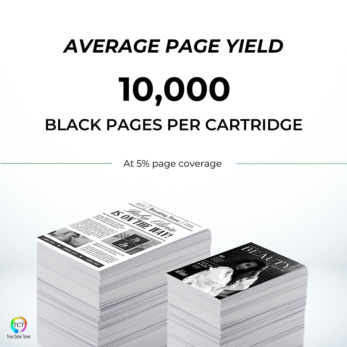 TCT 14A Toner Cartridge 2 Pack - Premium Compatible Replacement for HP 14A CF214A Black Works With HP LaserJet Enterprise 700 M712DN M712N M712XH, M725Z+ MFP M725DN M725F M725Z Printers (10,000 Pages)