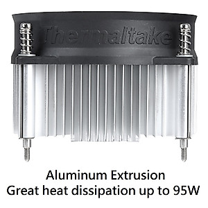 Thermaltake Gravity i2 95W Intel LGA 1200/1156/1155/1150/1151 92mm CPU Cooler CLP0556-D, Compatible with Desktop