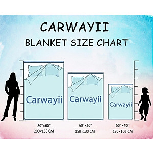 Carwayii Goat Blanket Goat Gifts for Girls Boys Kids Cute Blanket Throw Blanket Colorful Couch Sofa Blanket Flannel Goat Stuffed Animals Blanket for Goat Lover Birthday Gifts - 40''x50''