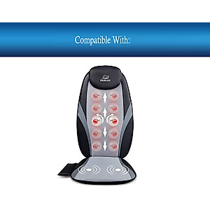 UpBright 12V AC/DC Adapter Compatible with Snai lax Gel Shiatsu Massage Heat Massager Chair Pad SL-256 SL-256G 3D Cooling & Heating Seat Cushion SL-26A8 SL26A8 12VDC 1.5A 2A Power Supply Cord Charger