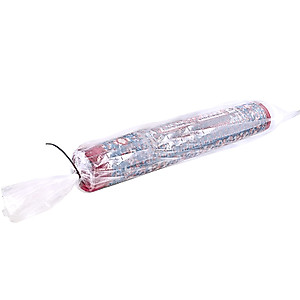 Wowfit Large Plastic Rug Storage Bag with Zip Tie, 4.5 Mil Heavy Duty Fits Rug up to 6'x9', Perfect for Moving, Packing and Shipping