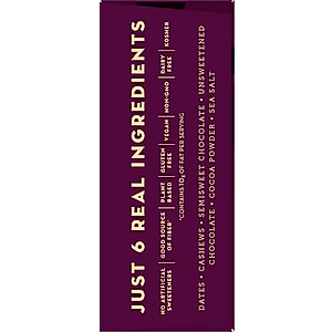 Larabar Double Chocolate Truffle, Gluten Free Vegan Fruit & Nut Bars, 8 ct