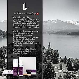 Lilac Premium Leather Care Set Swiss Made Professional Suede and Textile Care Products for Handbags (Suede and Textile Set), 5.4 Ounce