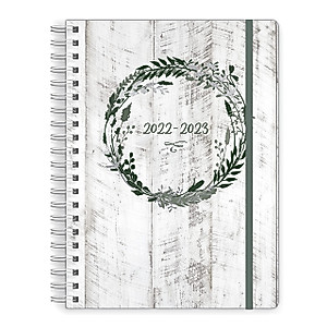 Southworth Academic Planner (July 2022-June 2023), 8.5" x 11", Rustic Sage Wreath, Premium 28#/105 gsm Paper, Twin Wire (91036)