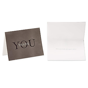 Papyrus Thank You Cards with Envelopes, Business (2-Count)