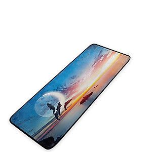 Dolphin Sunset Moon Kitchen Rugs Floor Mat Anti Fatigue Kitchen Mats Non Skid Washable Bath Rug Runner Doormats Carpet Sink Mat Home Decor 39 X 20 inch