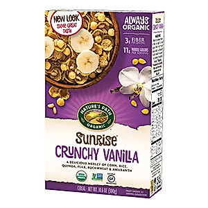 Nature's Path, Organic Gluten-Free Crunchy Vanilla Cereal, 10.6 Oz