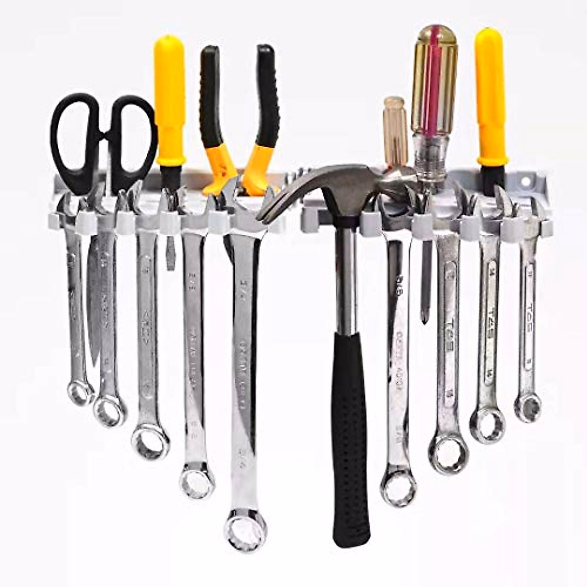 Newkiton 2Pcs/Set Tool Rack Wall Mount Organizer Tool Trays Storage Hanger Holder for Home Garage Garden