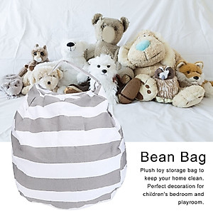 Bean Bag, Stuffed Animal Storage Bag Soft for Living Room for Travel for