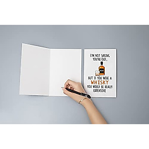 30th 40th 50th 60th Birthday Card for Women Men - Funny Bday Greeting Card for Friend Brother Son, Gag Card Gifts for Him