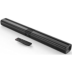 RIOWOIS Sound Bars for TV with Bluetooth and HDMI-ARC/Optical/AUX Connection, 31 Inches Immersive Surround Sound System with 4*Full-Range Speakers for TV/Home Theater/Projector, Wall Mountable.
