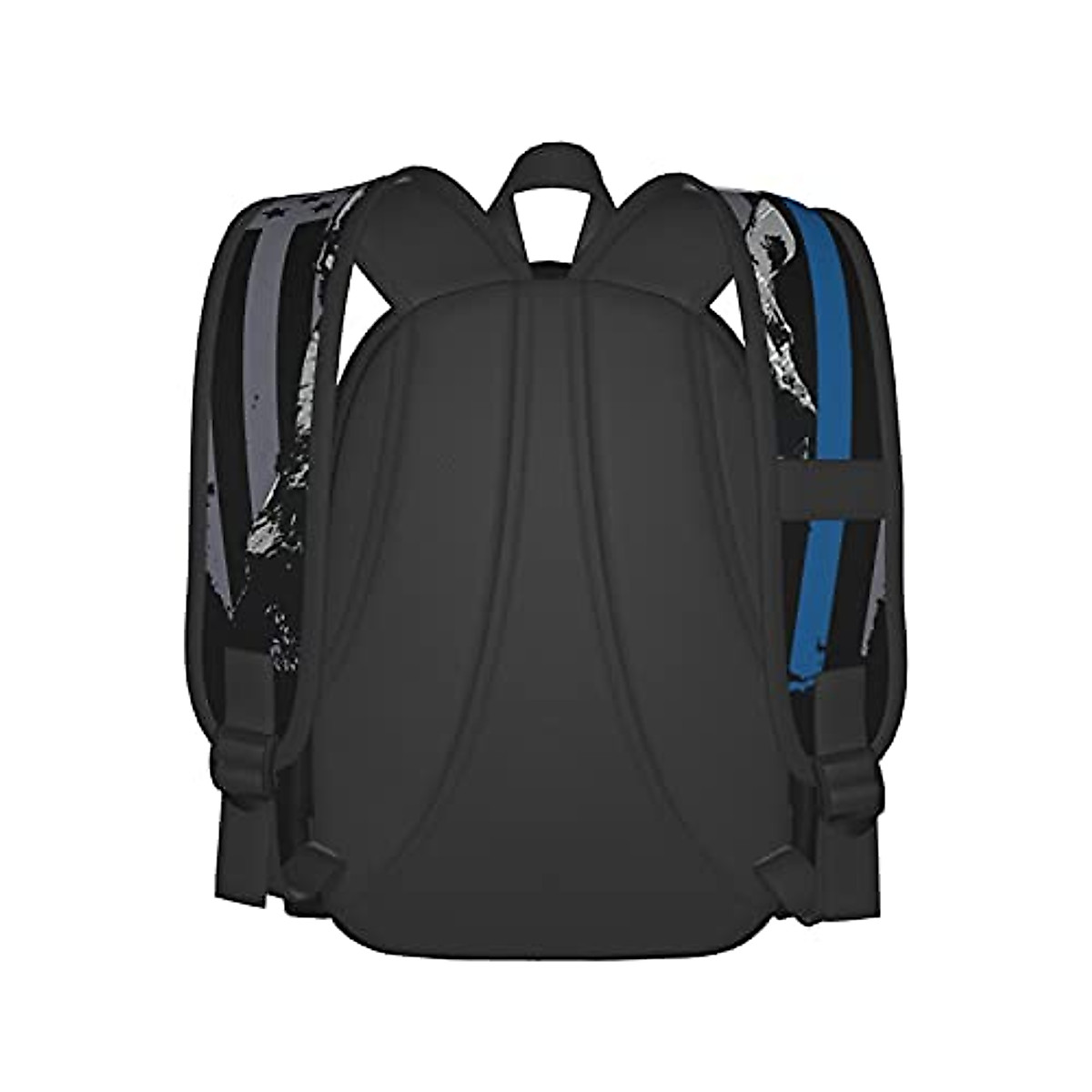 Police K9 Unit Dog Loyalty Thin Blue Line Flag Backpack Lightweight School College Bookbag Casual Travel Daypack