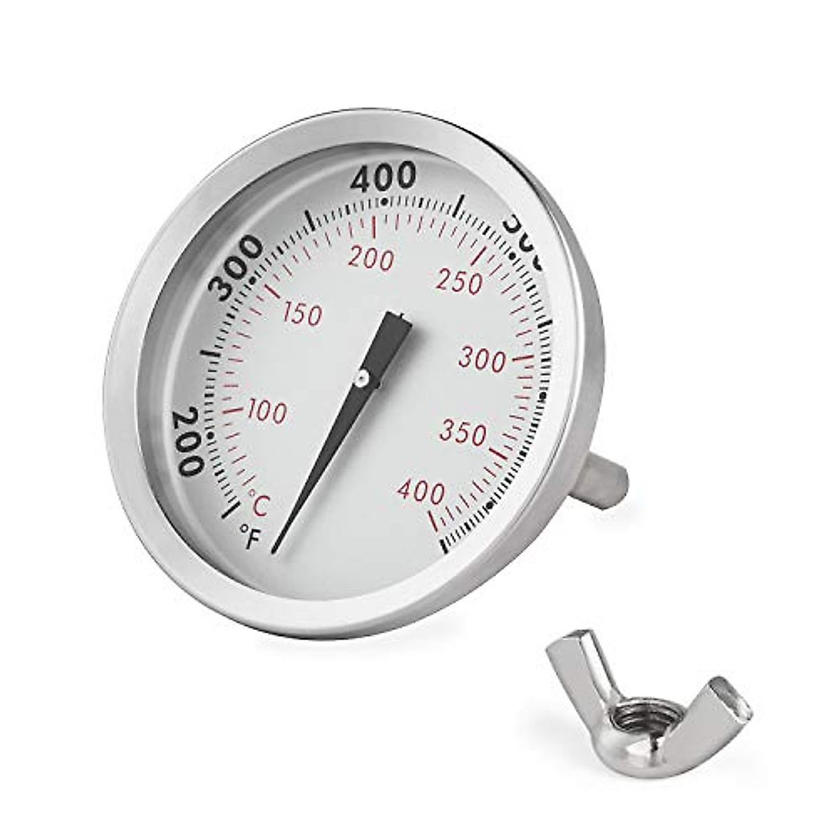 GASPRO 67088 Grill Thermometer Replacement for Weber Genesis I & II 300 Series, E/S-310, 330, Summit (2005-2016), 2-3/8" Diameter