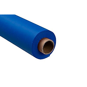 Premium Quality Plastic Table Cover Banquet Rolls 40" X 300' (Dark Blue)