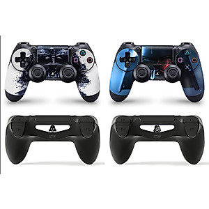 PS4 Console DV from Starwars Skin Decal Vinal Sticker + 2 Controller Skins Set