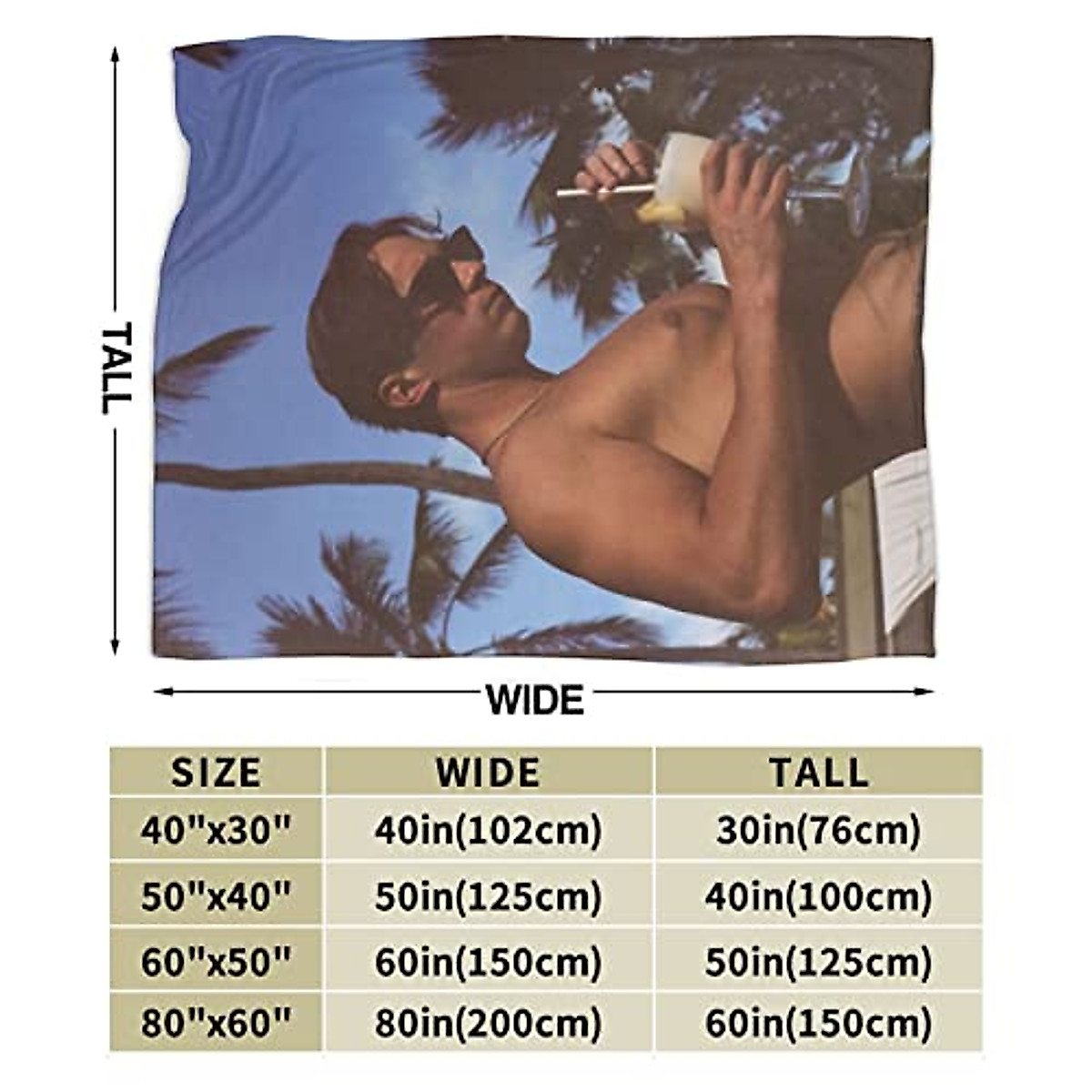 Drew Starkey Ultra-Soft Micro Fleece Throw Blanket Warm Comfortable Versatile Blanket for Sofa and Travel