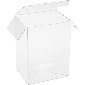 Viturio Pop Protector Case Compatible with 4 Inch Funko Pop! Vinyl Figures, (50 Pack) Clear Plastic Box for Figurine Storage