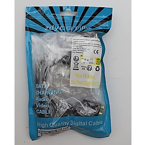 zdyCGTime RJ45 to VGA Cable, VGA 15-Pin Port Female&Male to RJ45 Female Cat5/6 Ethernet LAN Console for Multimedia Video（15CM/6Inch） 2Pack