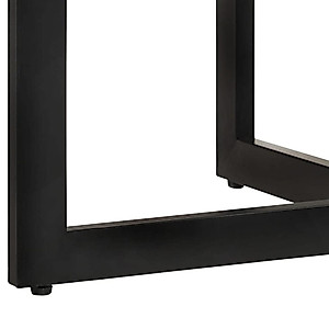 ULUYYUC Dining Table 43.3"x29.5" Solid Wood Reclaimed,Multifunctional Party Table Kitchen Tables Living Room Furniture Outdoor Table for Living Room, Kitchen, Backyard, Wedding