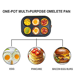 Health and Home Electric Mini Pancake Pan Non-stick Egg Frying Pan Mini Crepe Maker Snacks or Desserts egg cooker