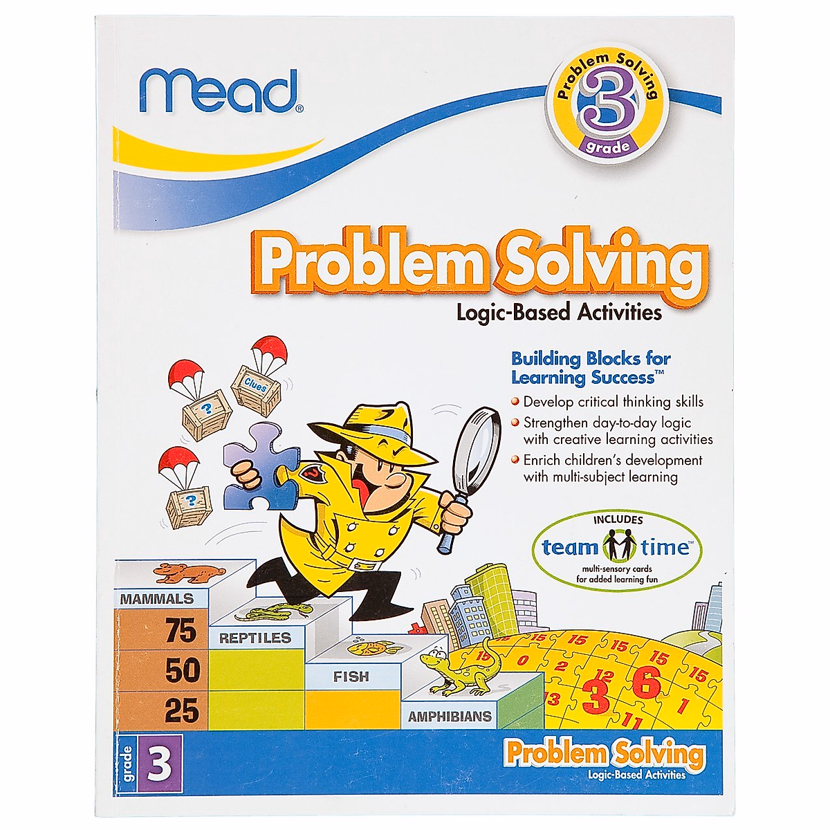 Mead 3rd Grade Problem Solving Workbook, 10 x 8-Inches, 96 Pages (48032)