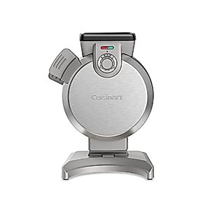 Mini Belgian Waffle Maker by Cuisinart, Vertical Mini Waffle Iron, Silver