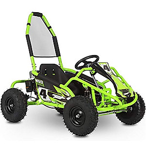 MotoTec Mud Monster 98cc Go Kart Full Suspension Green