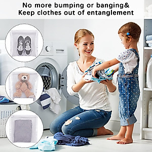 2 Pack Shoe Dryer Rack inside Dryer, 16.3x16.3 Inch, Shoe Dryer Bag, Sneaker Dryer Bag with Zipper and Strap for Most Dryers Door