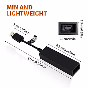 HPX PS VR Controller Camera Adapter: Converter Cable Mini Camera Adapter Connector Cable for PS5 PS4 PSVR