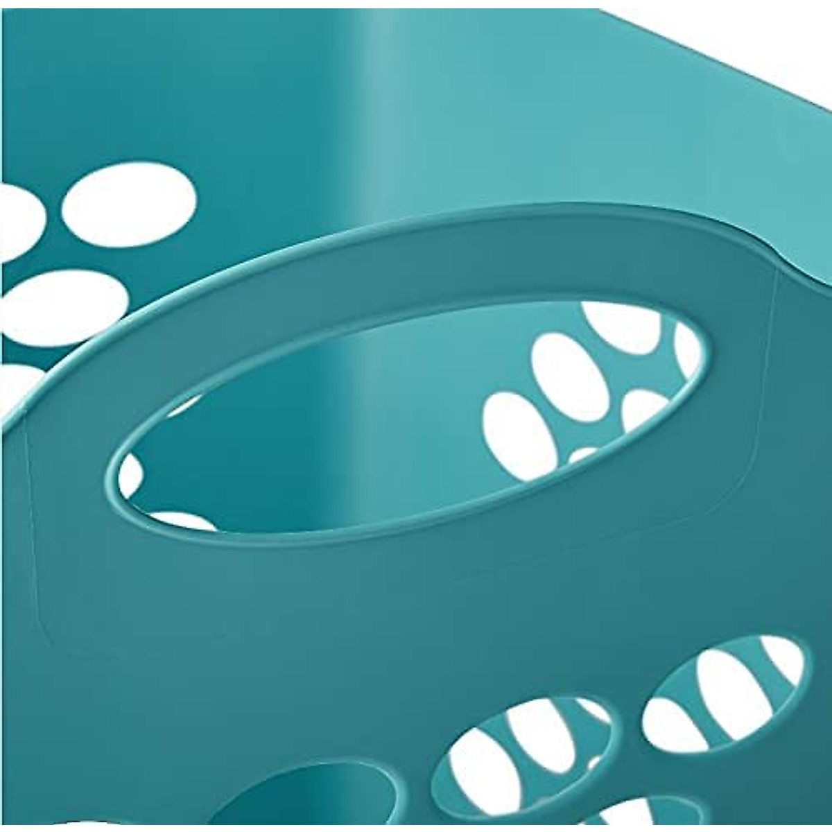 CR-FUSE 2 Pcs of Mainstays Flexible Square Teal Laundry Hamper, Great Laundry Basket 26 Inches(2-Pack)