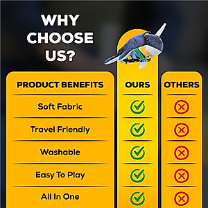 SENSORY4U Buckle Pillow Sensory Narwhal Stuffed Animal Fine Motor Development Toy Activity Plushie - Counting Sorting Zipper Skills Marble Maze Toy