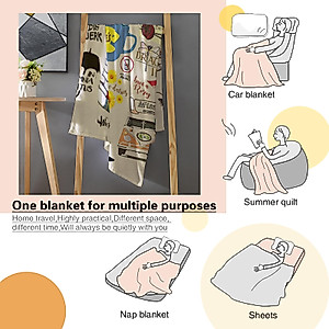 Gilmore Girls Throw Blanket Flannel Blanket Ultra-Soft Fleece Throw Blanket Suitable for All Seasons Couch Bed Living Room 60x50 Inch